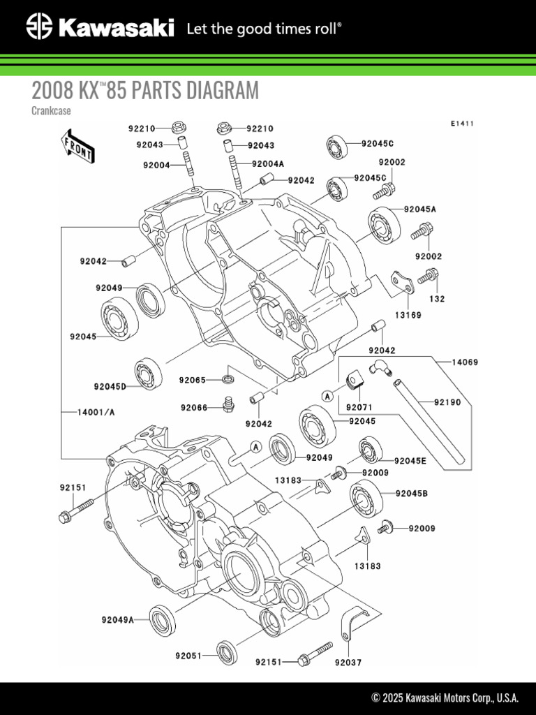 2008 KX™85 Parts Diagram & List | PDF
