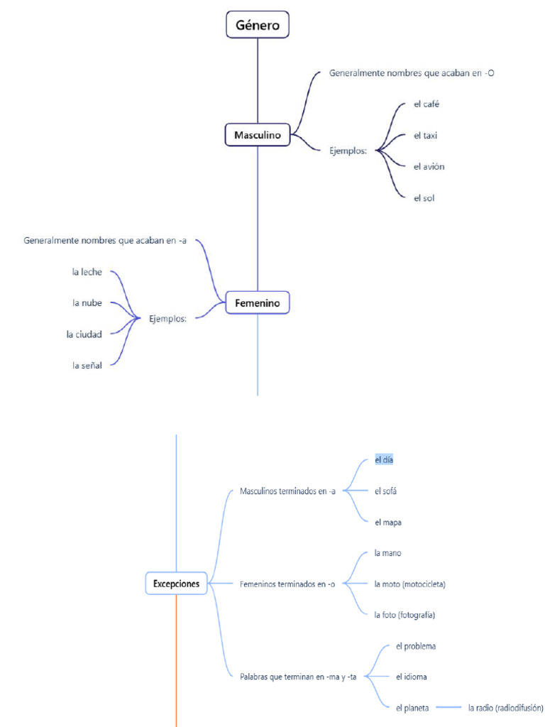Mapa Conceptual Del Género | PDF