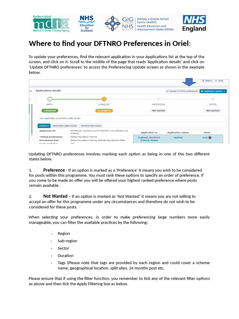 Additional Guidance On Finding Preferences On Oriel - 2021 v4 | PDF | Computing | Software