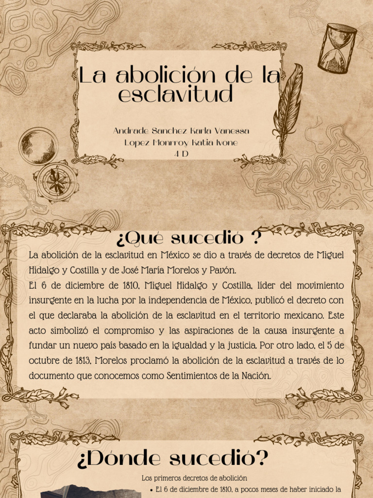 Abolición de la esclavitud en México | PDF | Esclavitud | Abolicionismo