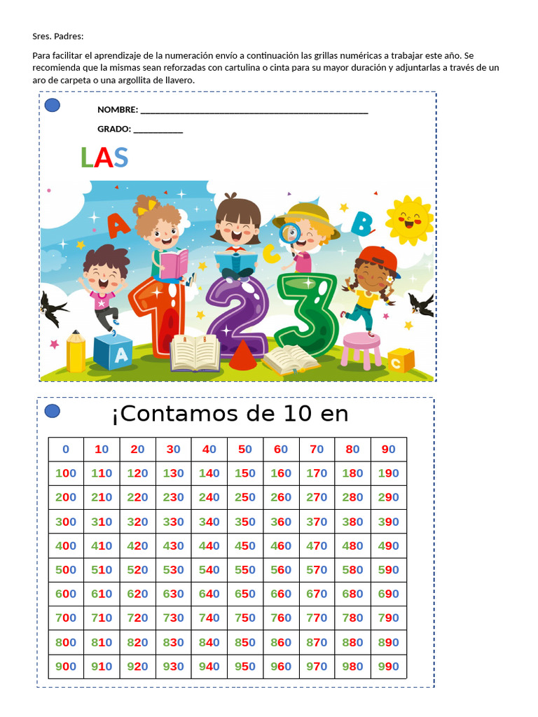 Cuaderno de Numeros | PDF