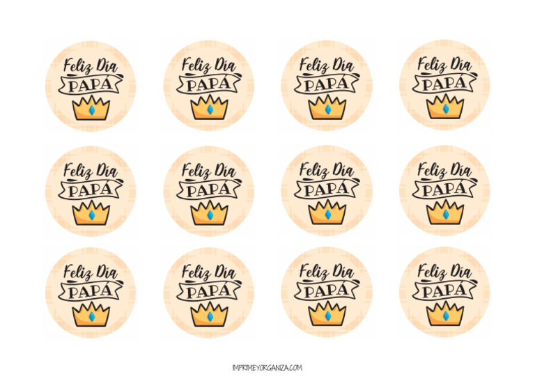 Sticker Feliz Dia Papa | PDF