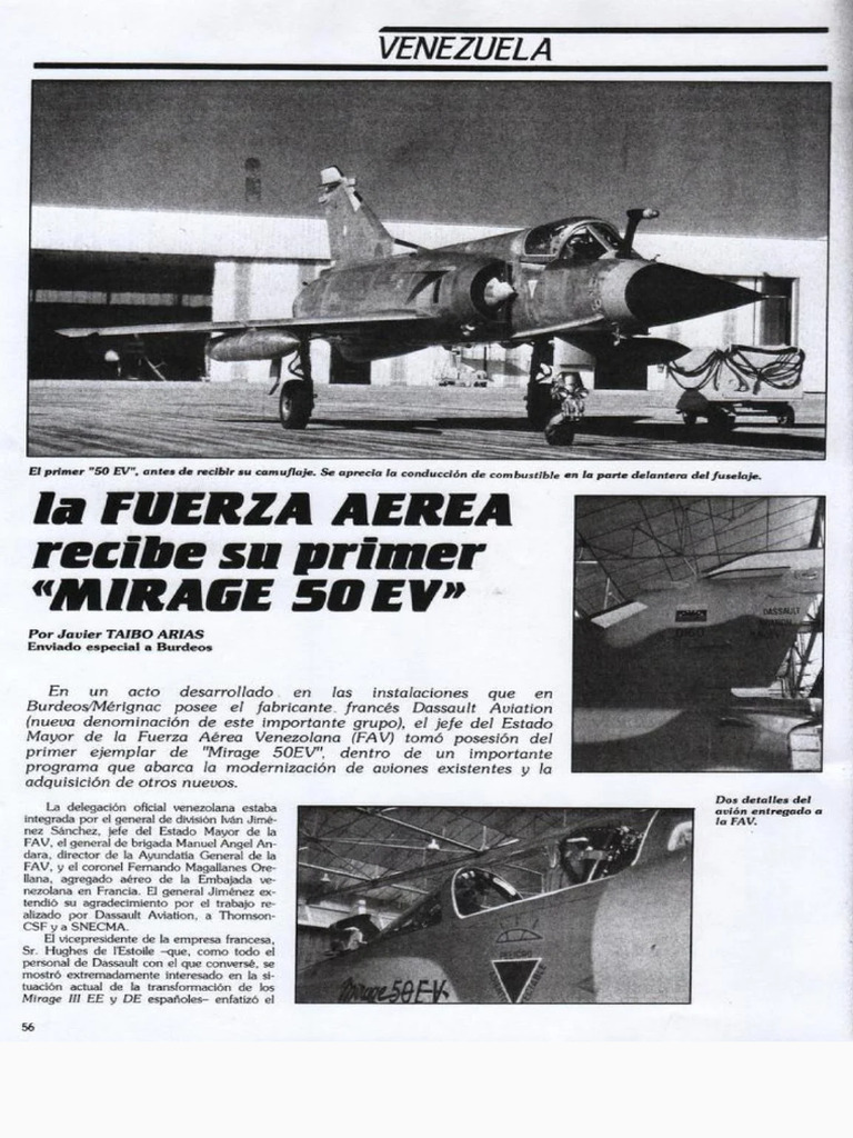 Primer Mirage 50EV de la FAV | PDF