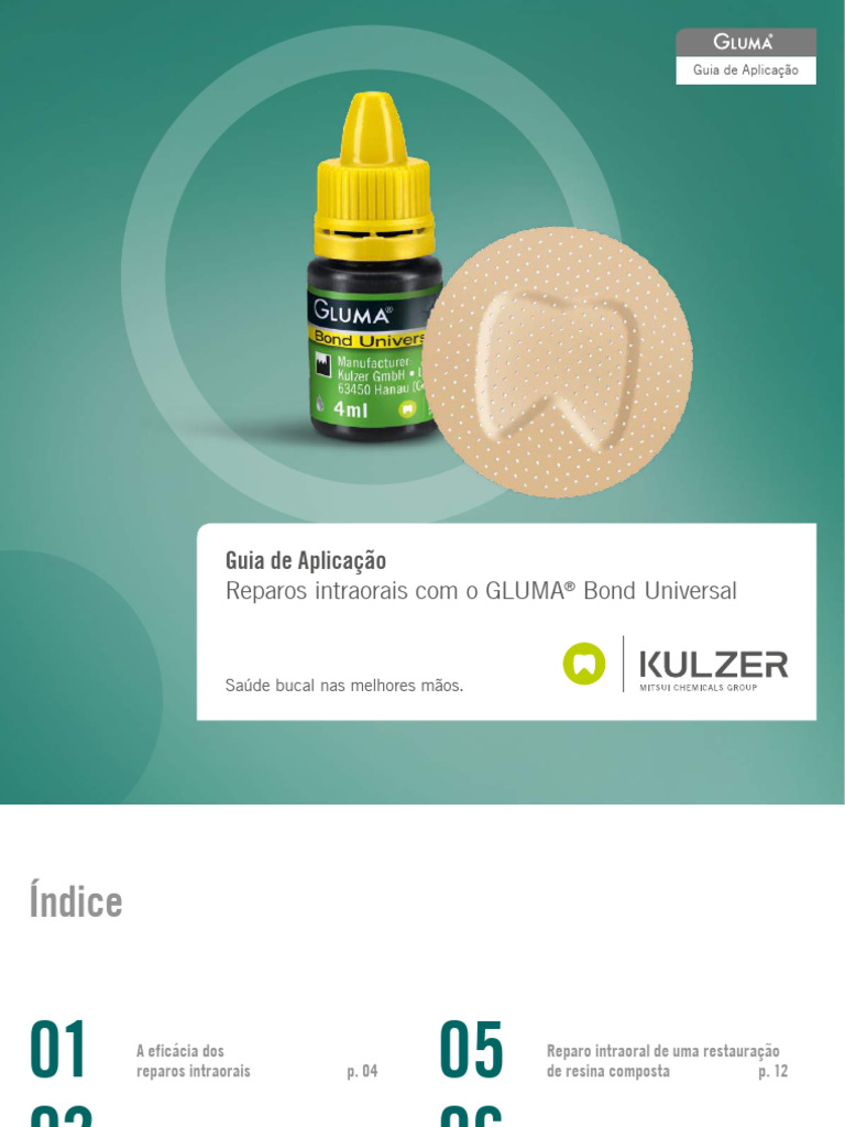 Reparos Intraorais com GLUMA® Bond | PDF | Odontologia | Dente humano