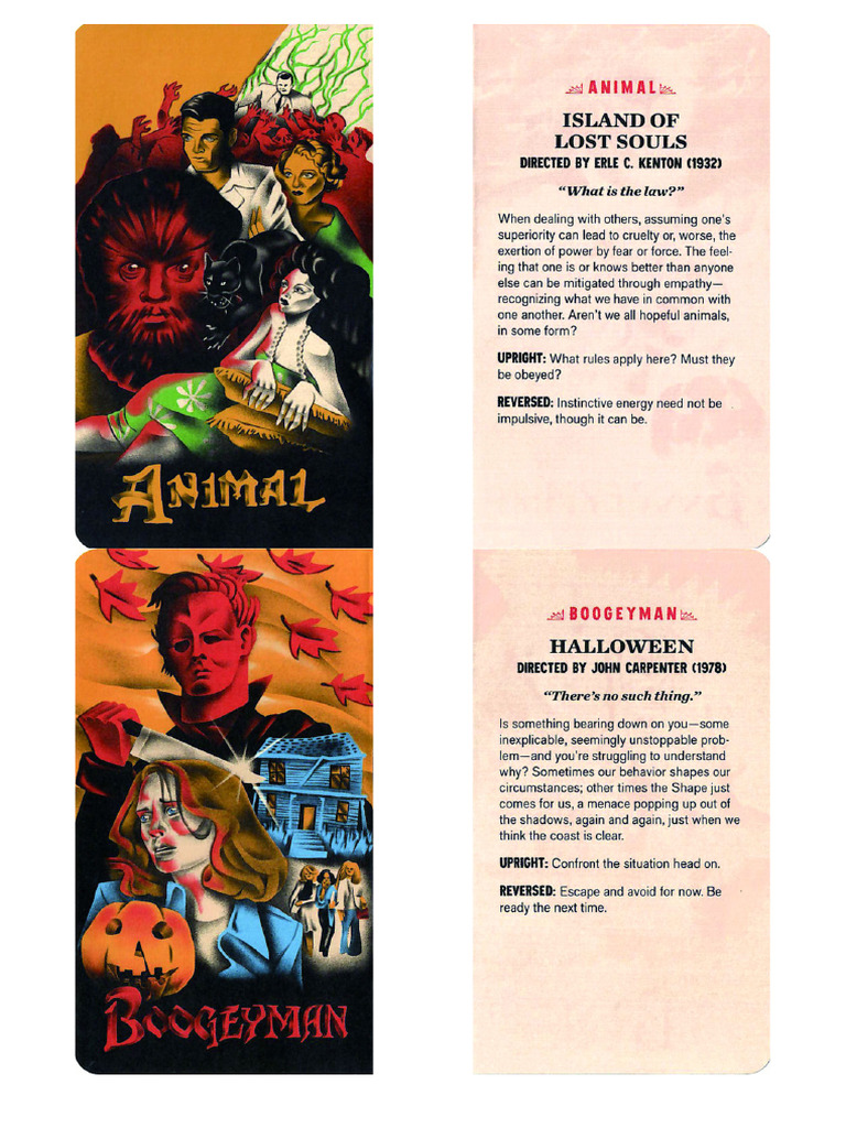 Horror Oracle Part 1 | PDF