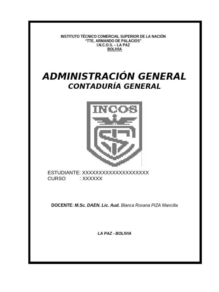 CARATULA 2024 incos | PDF