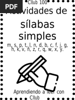 Cuadernillo Sã - Labas Simples COMPLETO Club 100 | PDF