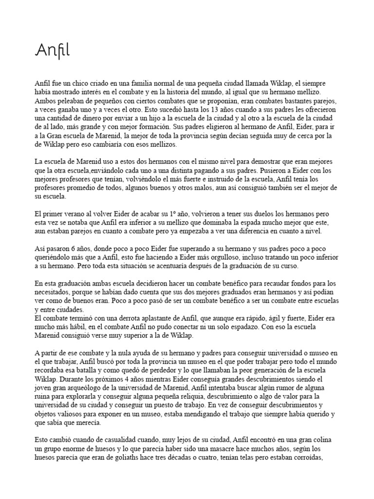 Anfil: El viaje de un arqueólogo perdido | PDF