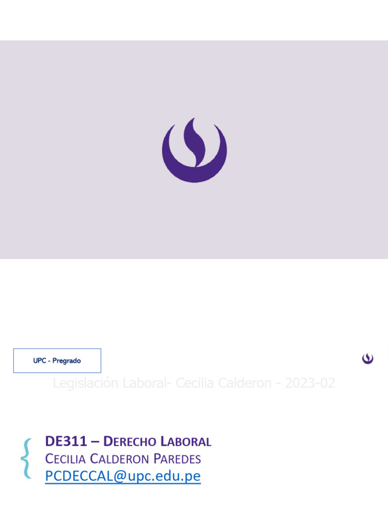 DE311 Derecho Laboral 202302 Unidad 2 Segunda Parte | PDF | Derecho laboral | Discriminación