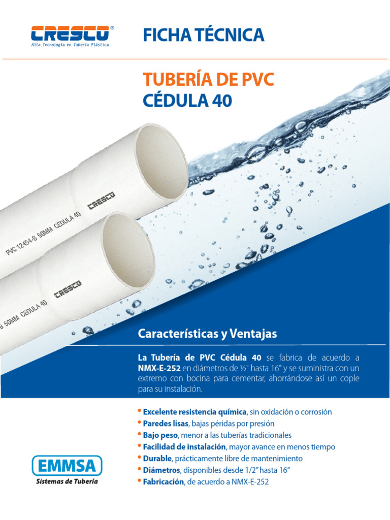 Fichas Tecnicas HSNT | PDF | Tubería (transporte de fluidos) | Cobre