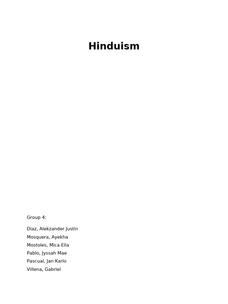 Overview of Hinduism's Beliefs and Practices | PDF | Moksha | Karma