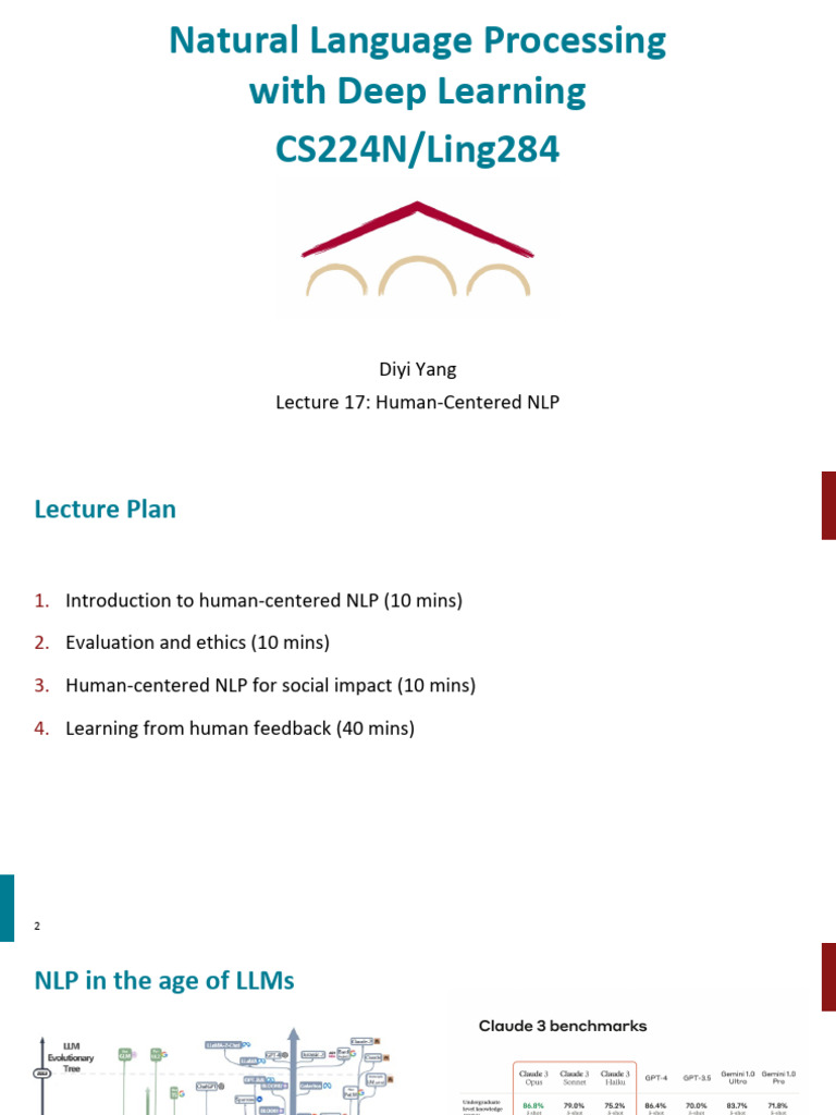 cs224n-2024-lecture17-human-centered-nlp | PDF | Artificial Intelligence | Intelligence (AI ...