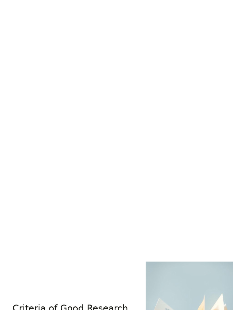 Criteria of Good Research | PDF | Accuracy And Precision | Validity ...