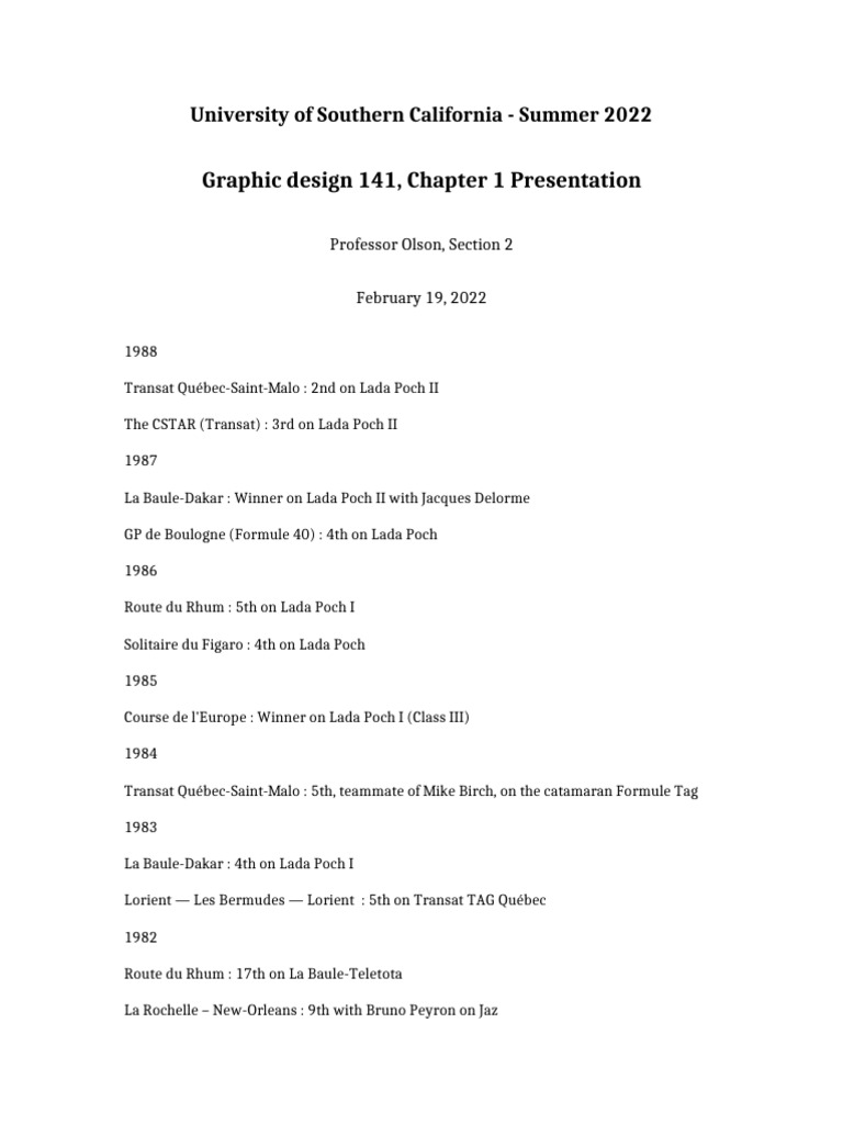 Graphic Design 141 Chapter 1 Presentation | PDF