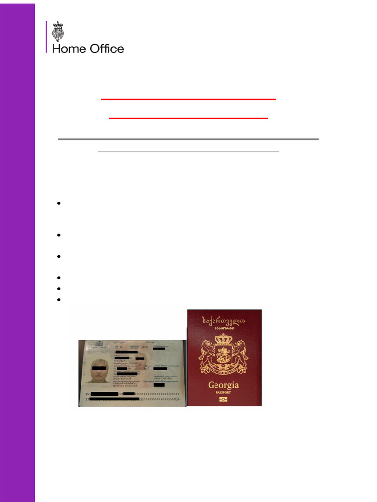 Alerta de Inmigración: Georgia al Reino Unido | PDF