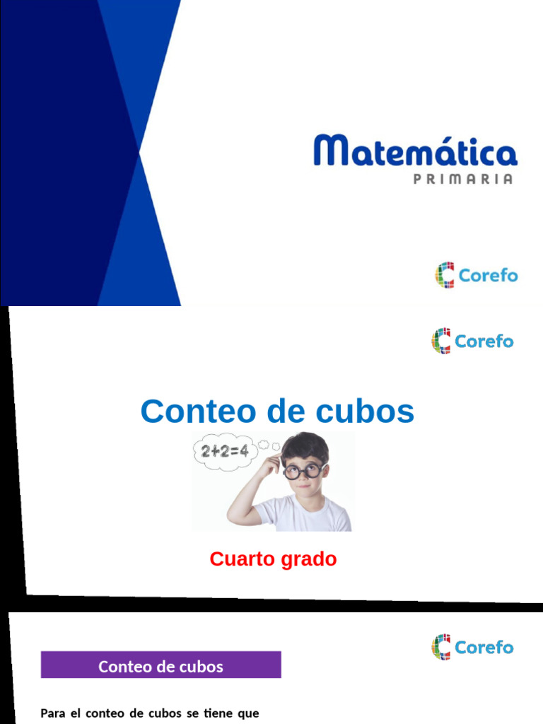 RM 54 Conteo de Cubos | PDF