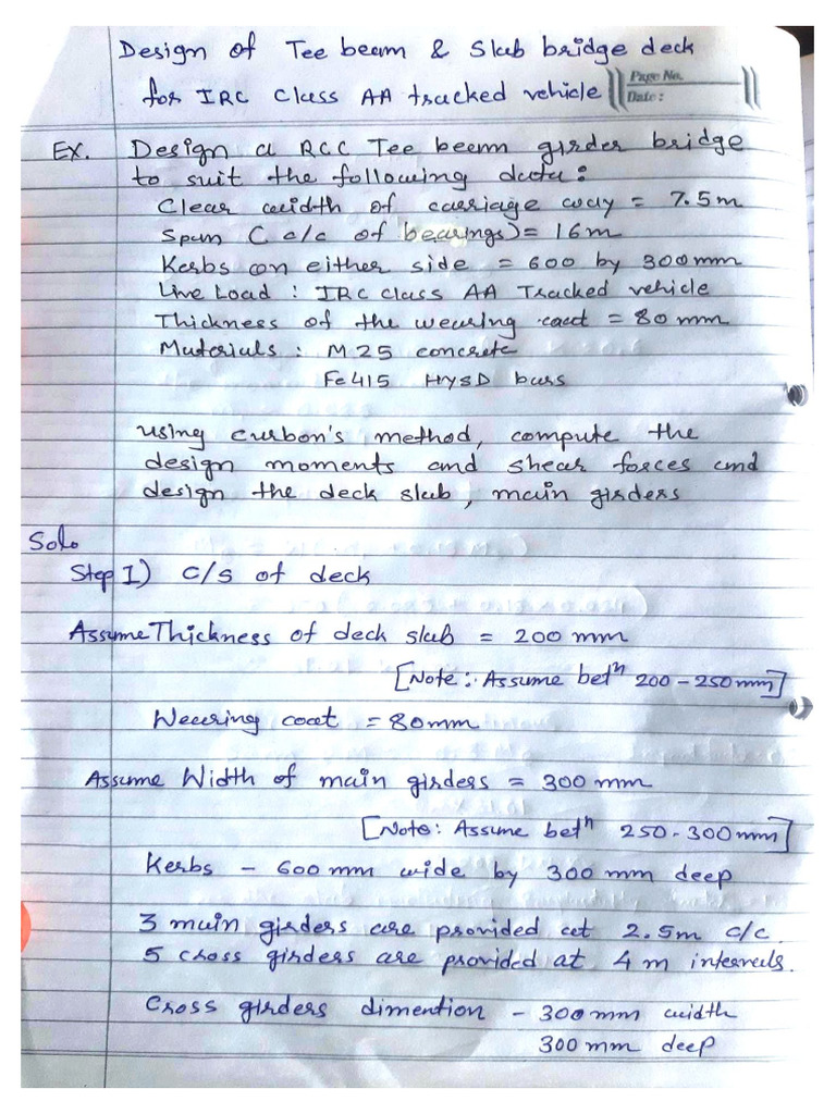 pdf 3 - Module 3 superstructure - T beam & slab bridge deck | PDF