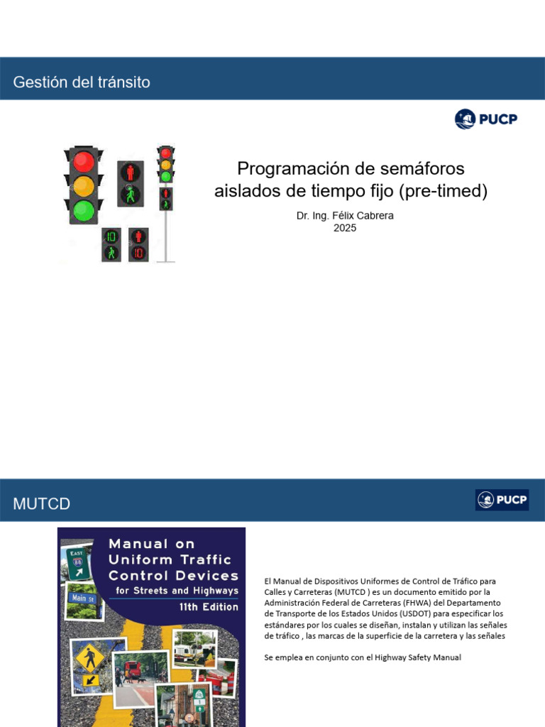 semaforos | PDF | Intersección (carretera) | Tráfico