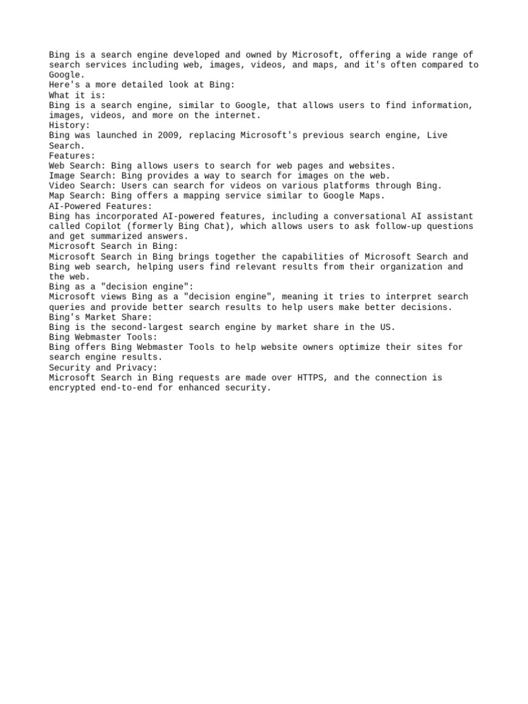 bing meaning | PDF
