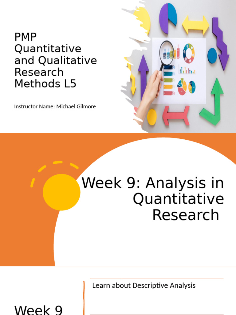 Week 8 Quantitative Data Analysis - Descriptive Statistics | PDF ...