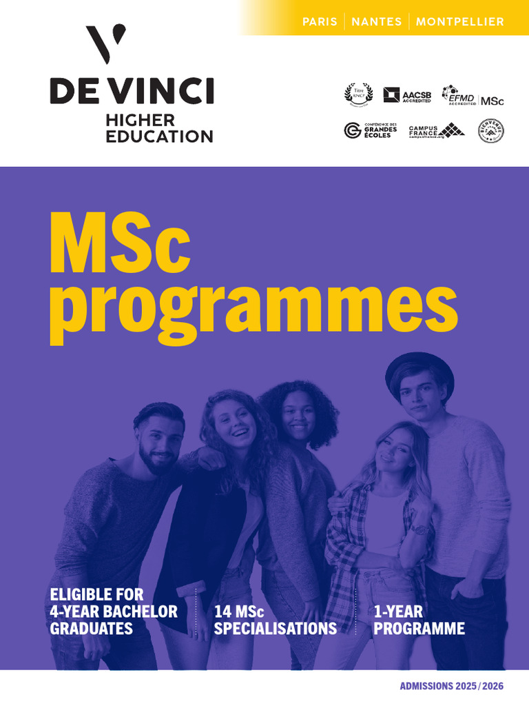 devinci-msc-brochure | PDF | Analytics | Business
