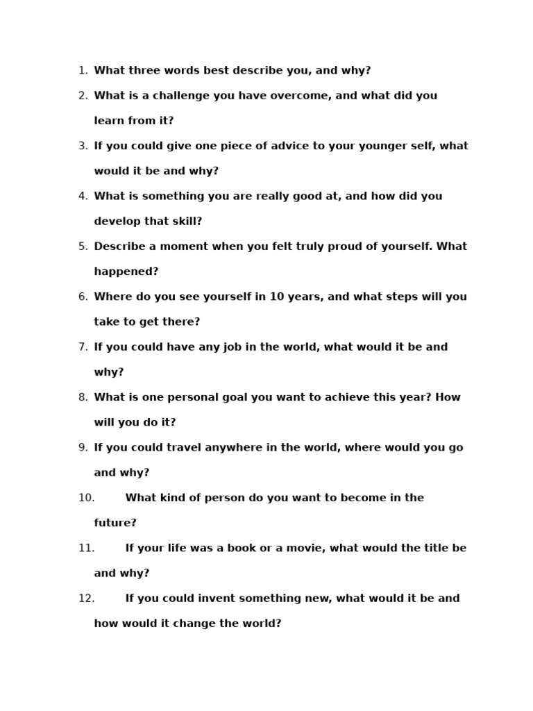 let's talk questions | PDF