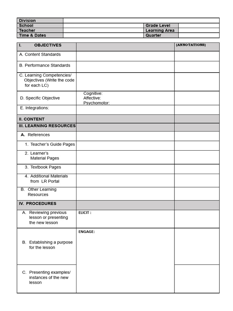 Science 7es DLP Format | PDF