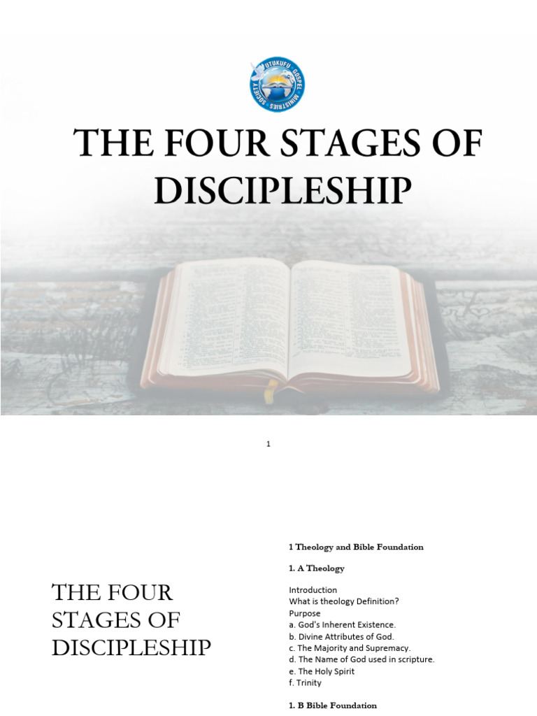 The Four Stages of Discipleship | PDF | Bible | Christology