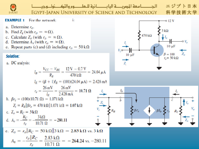 Pages From 4 ECE 322 Electronic Circuits - Lecture-4 BJT Amplifiers - Analysis and Design-9 | PDF