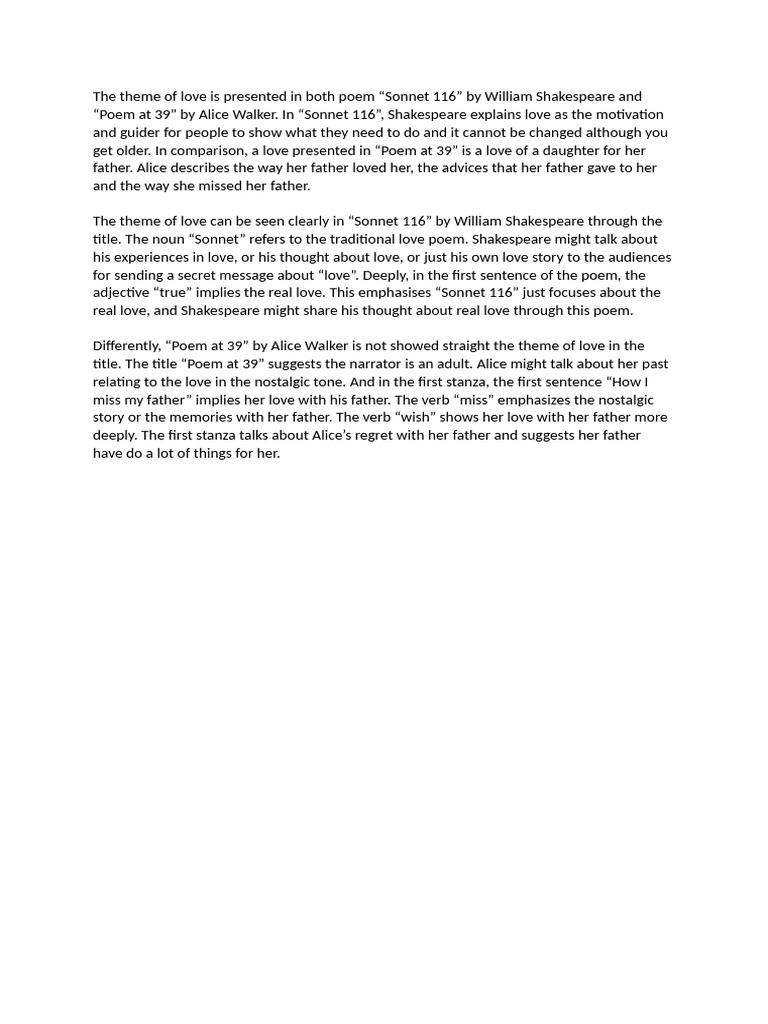 comparative poem | PDF