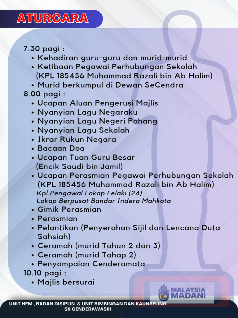 Duta Sahsiah 2025 SKC | PDF