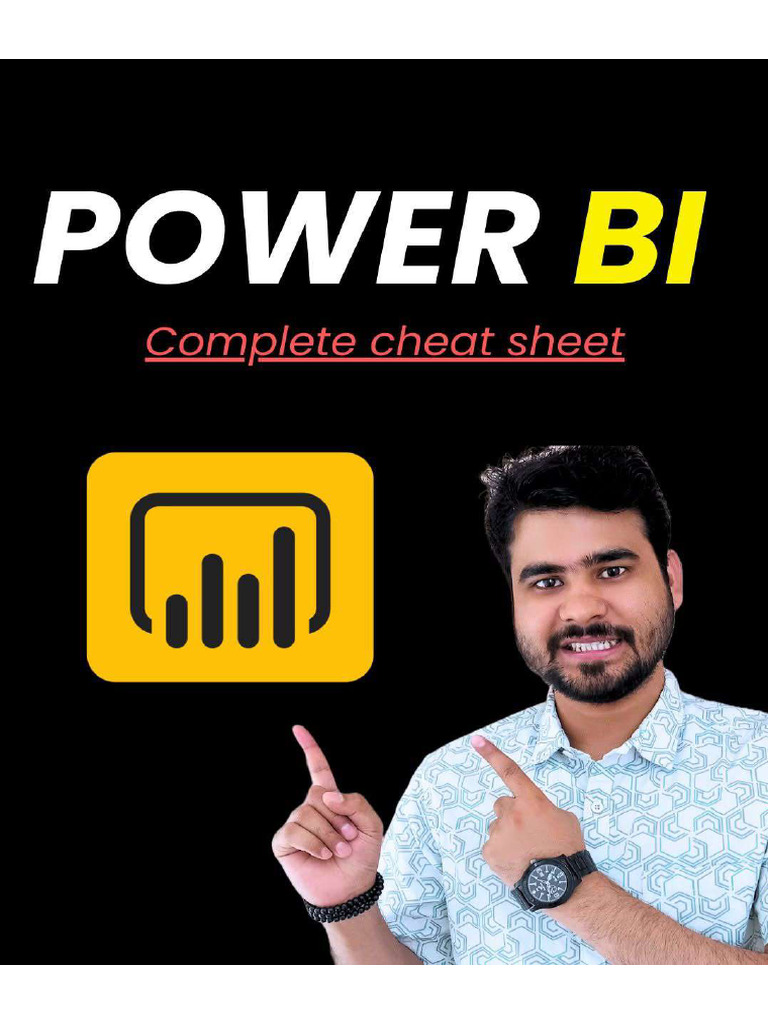 Power Bi Complete Cheatsheet | PDF