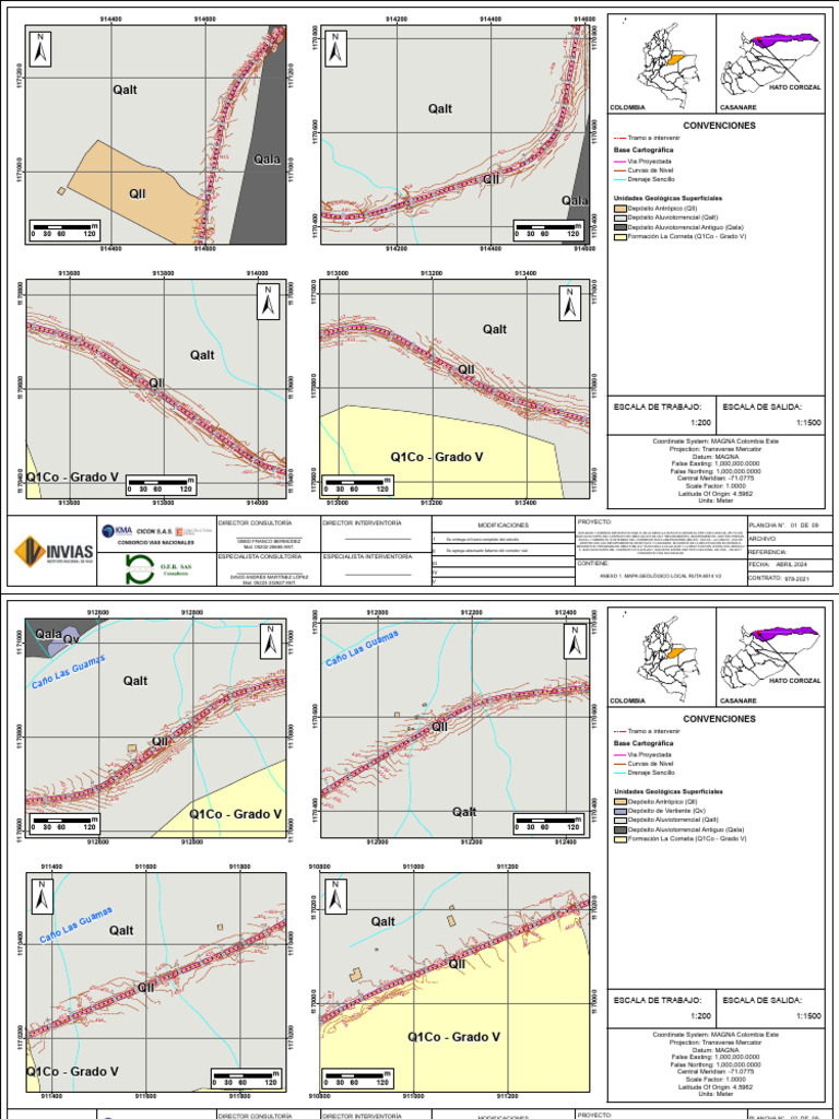 Anexo 1. Mapa Geológico Local Ruta 6514 v2 | PDF