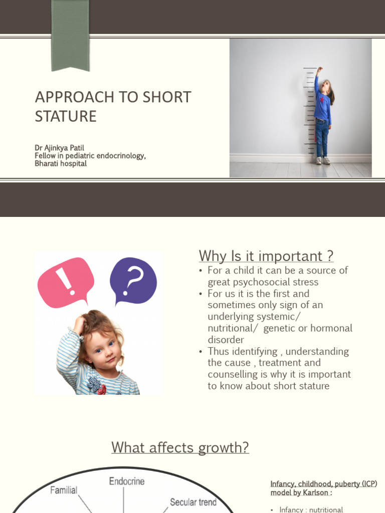 approach to short stature hdkd | PDF | Medical Specialties | Endocrine ...