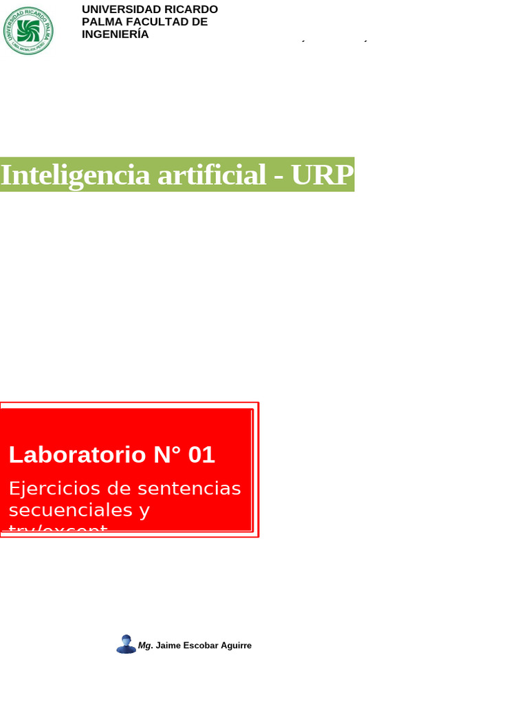 [07-25] Actividad01_IA_01_URP | PDF | Algoritmos
