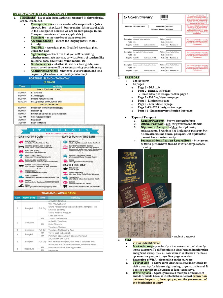 GTC International Document & Codes | PDF | Travel Visa