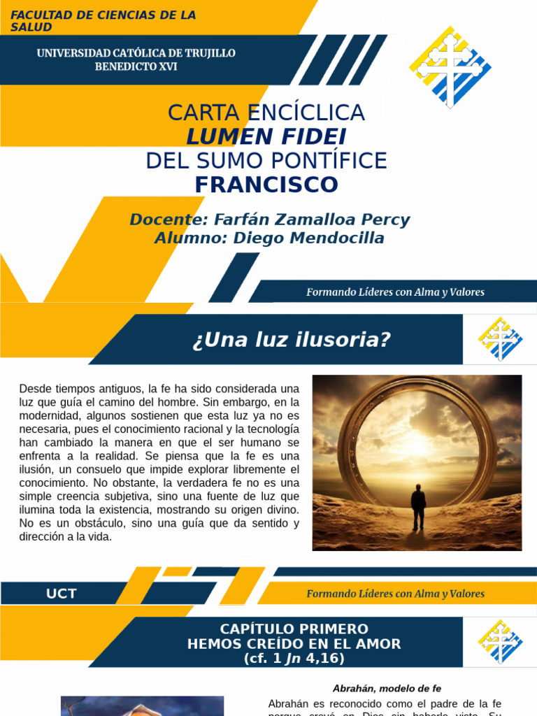 Carta Encíclica Lumen Fidei | PDF | Fe | Cristo (título)