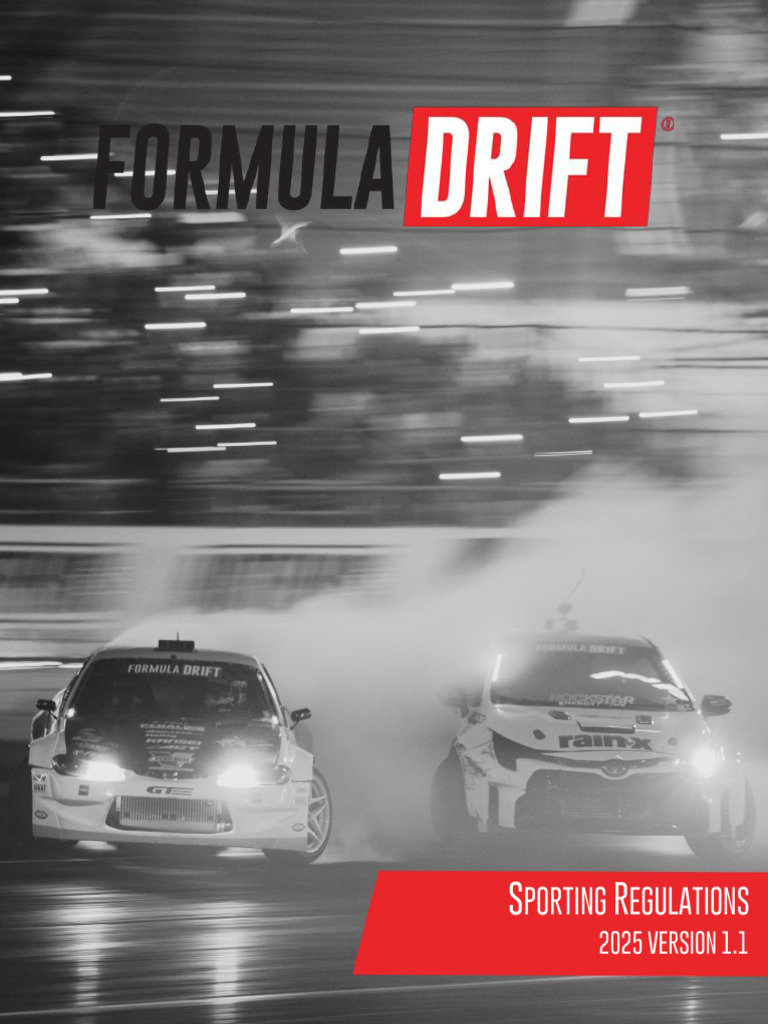 Formula DRIFT 2025 Sporting Regulations | PDF