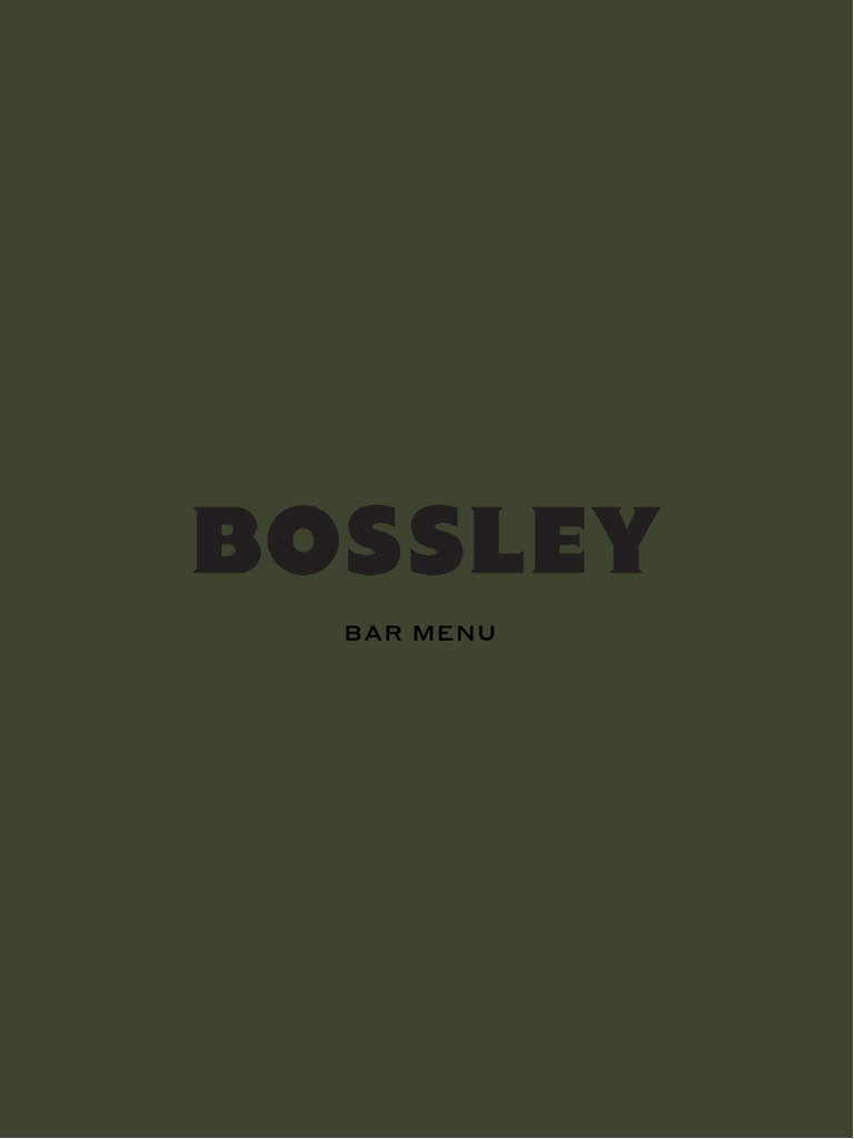 Bossley Bar Menu A5 Booklet Nov24 Web 3 | PDF | Rose | Champagne