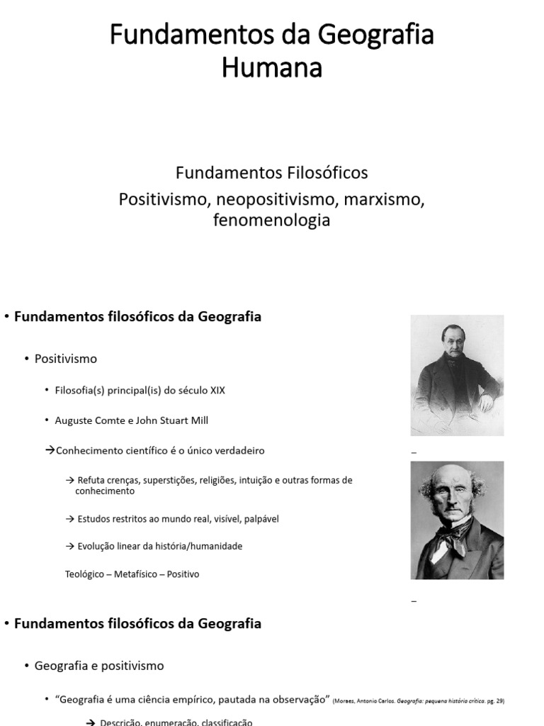 Aula 3_Fundamentos filosóficos | PDF | Positivismo | Marxismo
