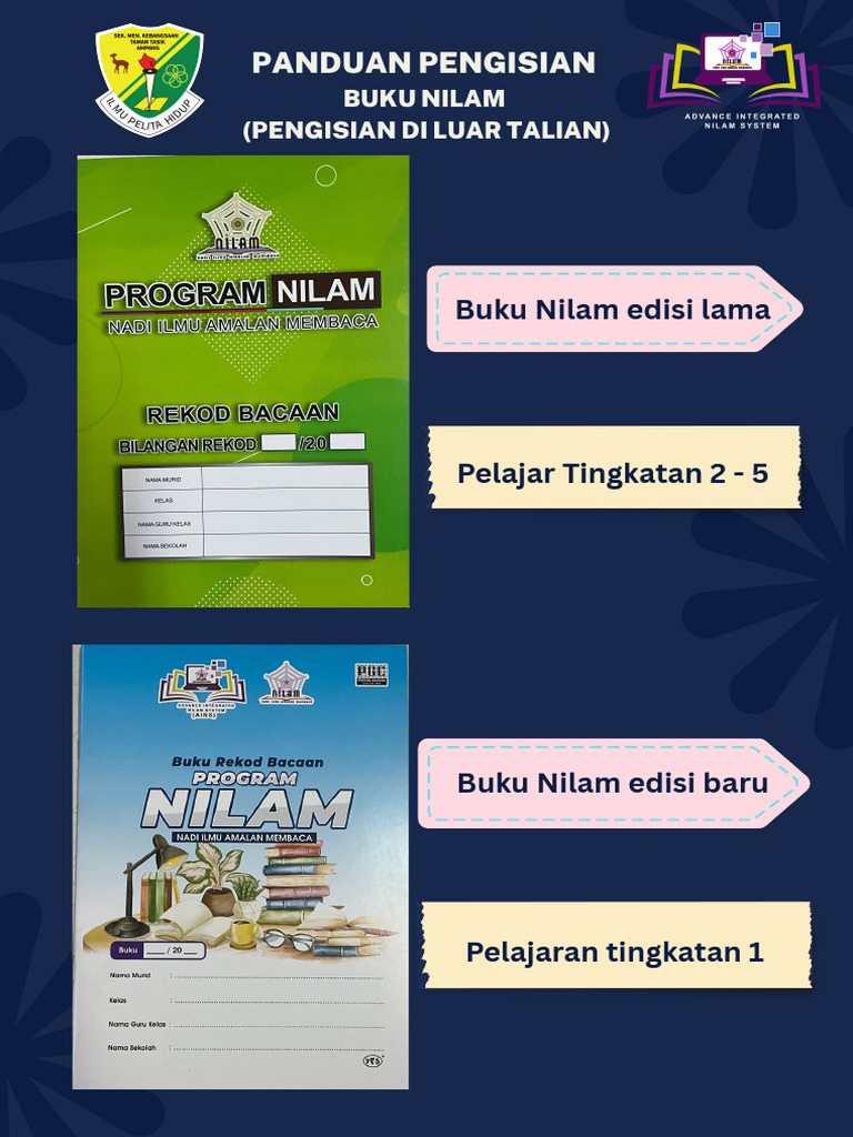 Panduan Pengisian Buku Nilam PDF | PDF