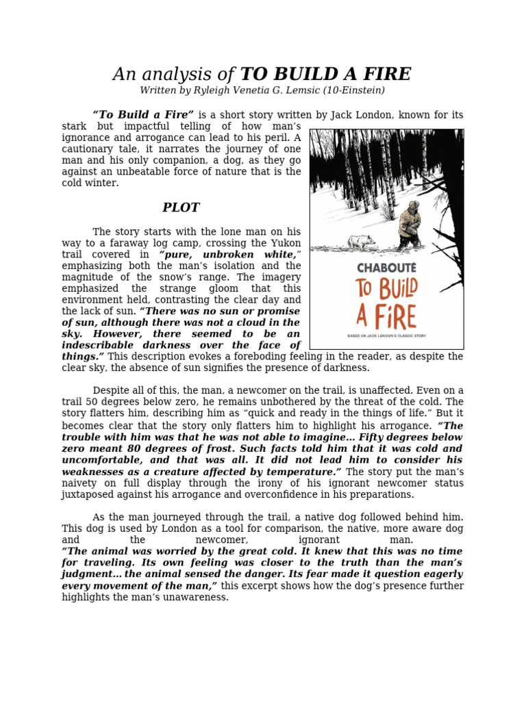 To Build a Fire | PDF