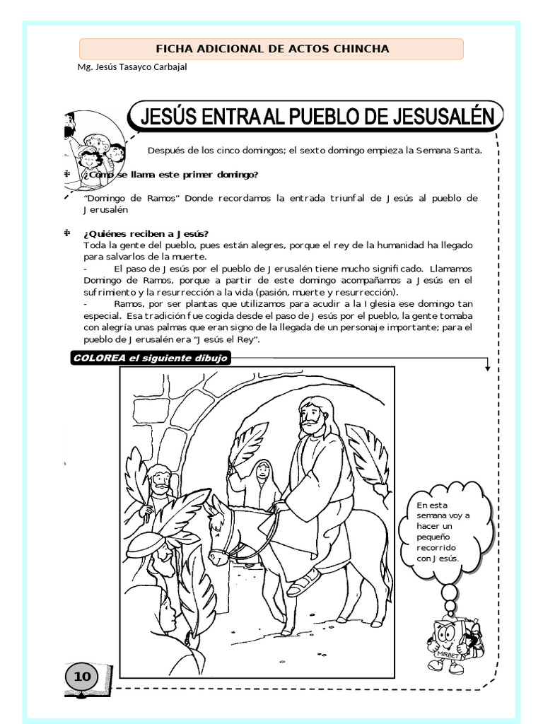 Ficha DE SEMANA SANTA24 | PDF | Poncio Pilato | Barrabás