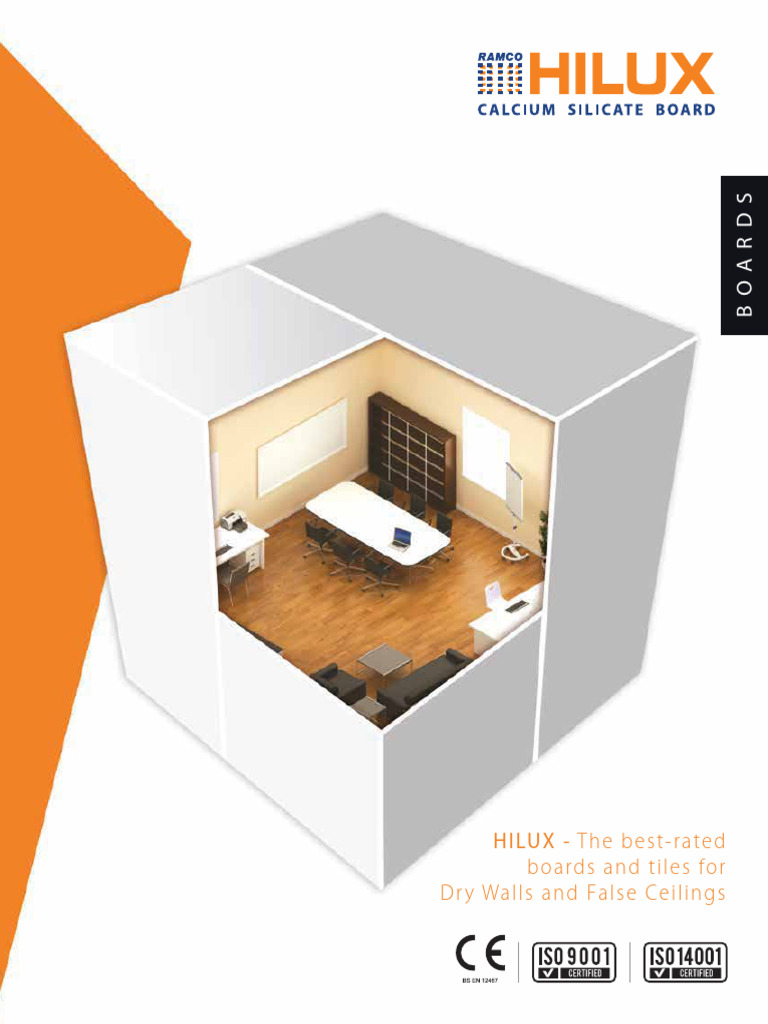 Hilux Board Specifications for Partitions | PDF | Building Insulation ...