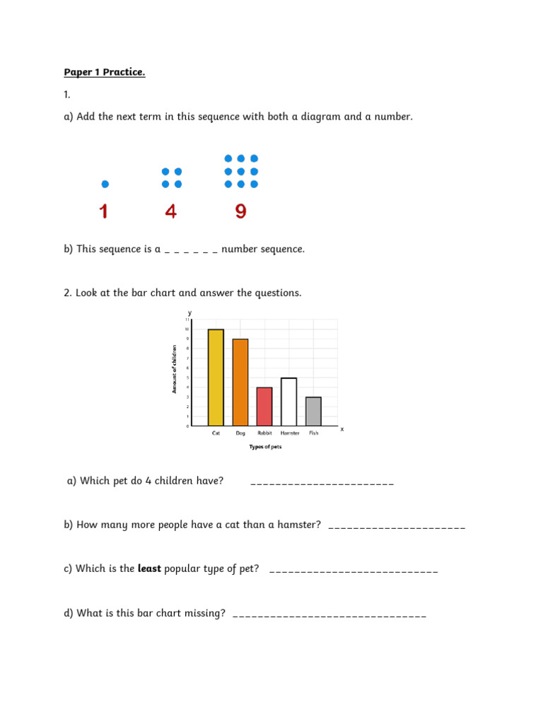 Paper 1 Practice | PDF | Area