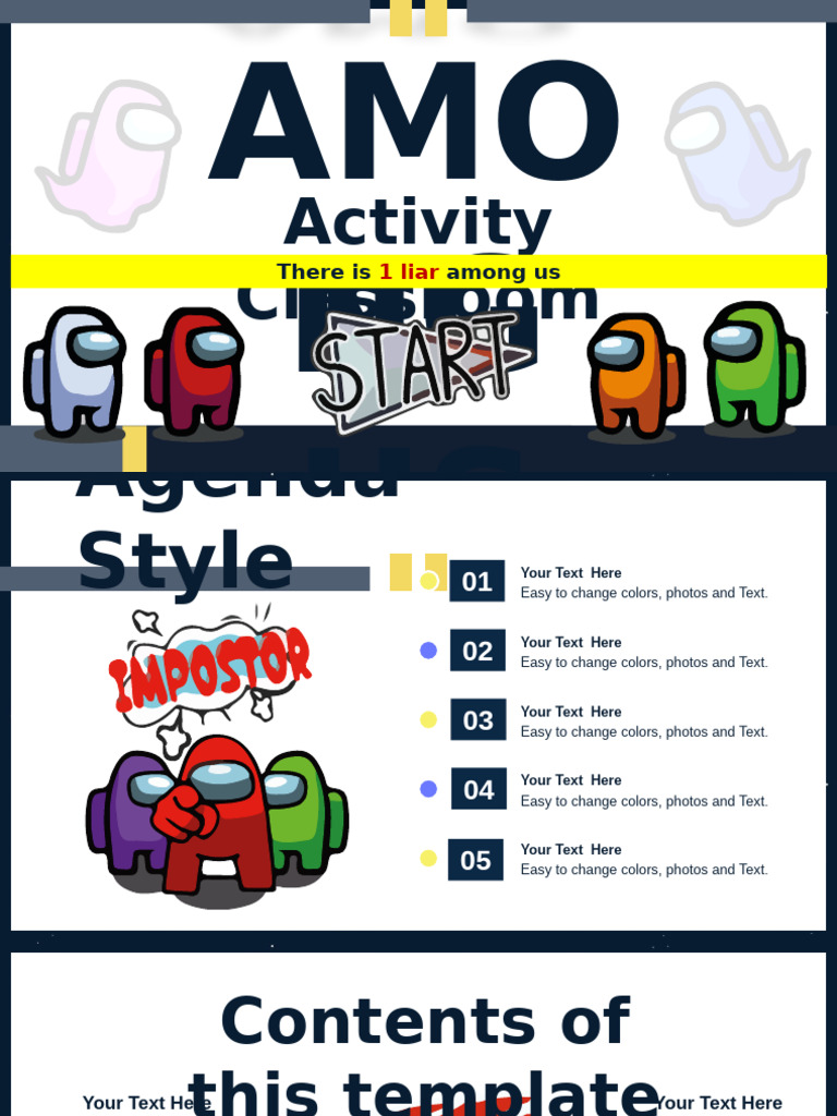 Plantilla Powerpoint Among Us | PDF | Planets | Planets In Astrology