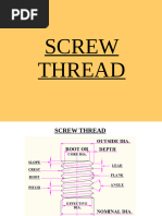 Threads - and - Threaded - Joints - Mechanical - Engineering - Drawing | PDF | Screw | Nut ...