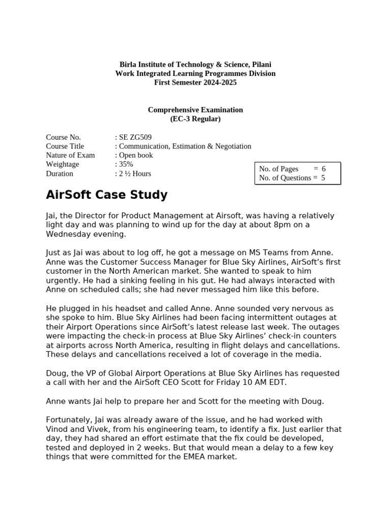 Se ZG509 Ec-3r First Sem 2024-2025 | PDF | Low Cost Carrier | Airlines