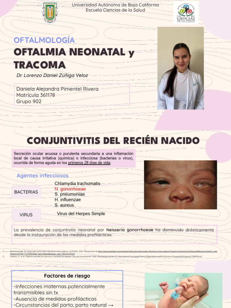 Conjuntivitis Neonatal y Tracoma | PDF | Especialidades Medicas ...