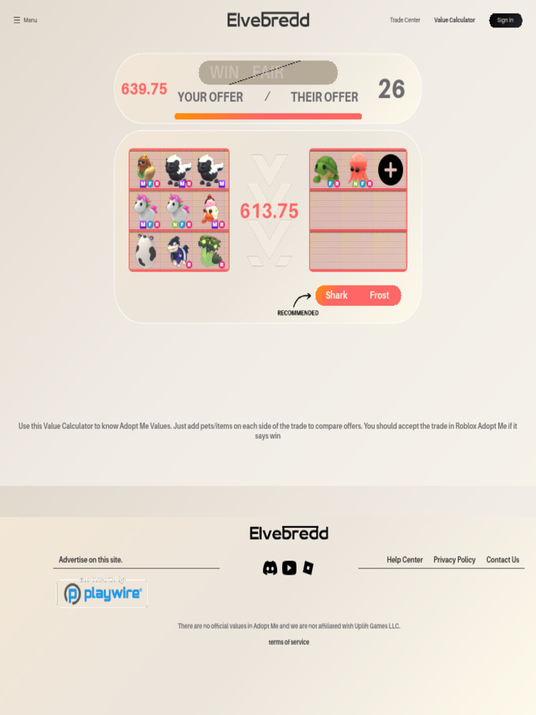 Value Calculator | PDF